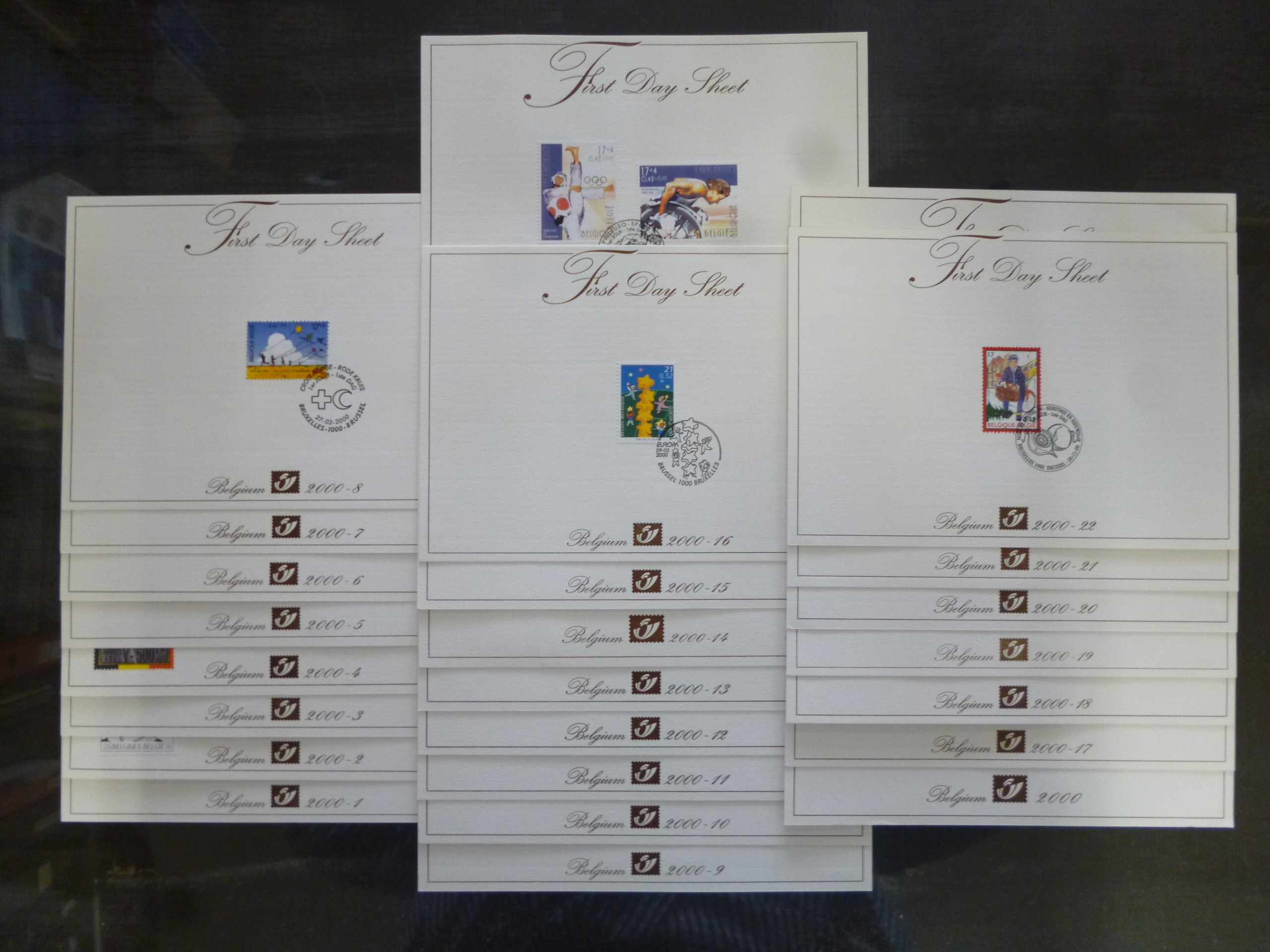 First Day Sheets 2000