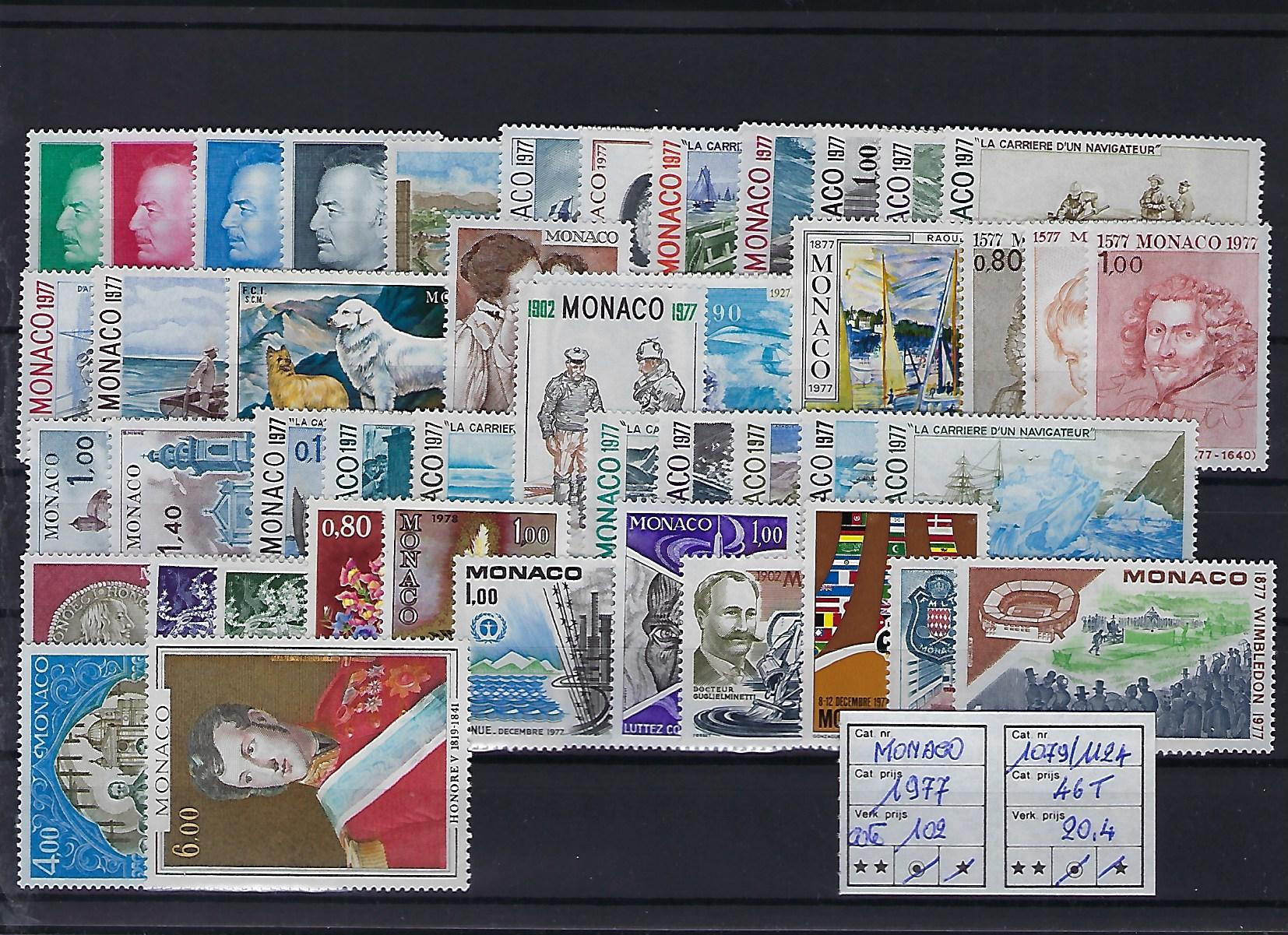 Postzegel Monaco 1977