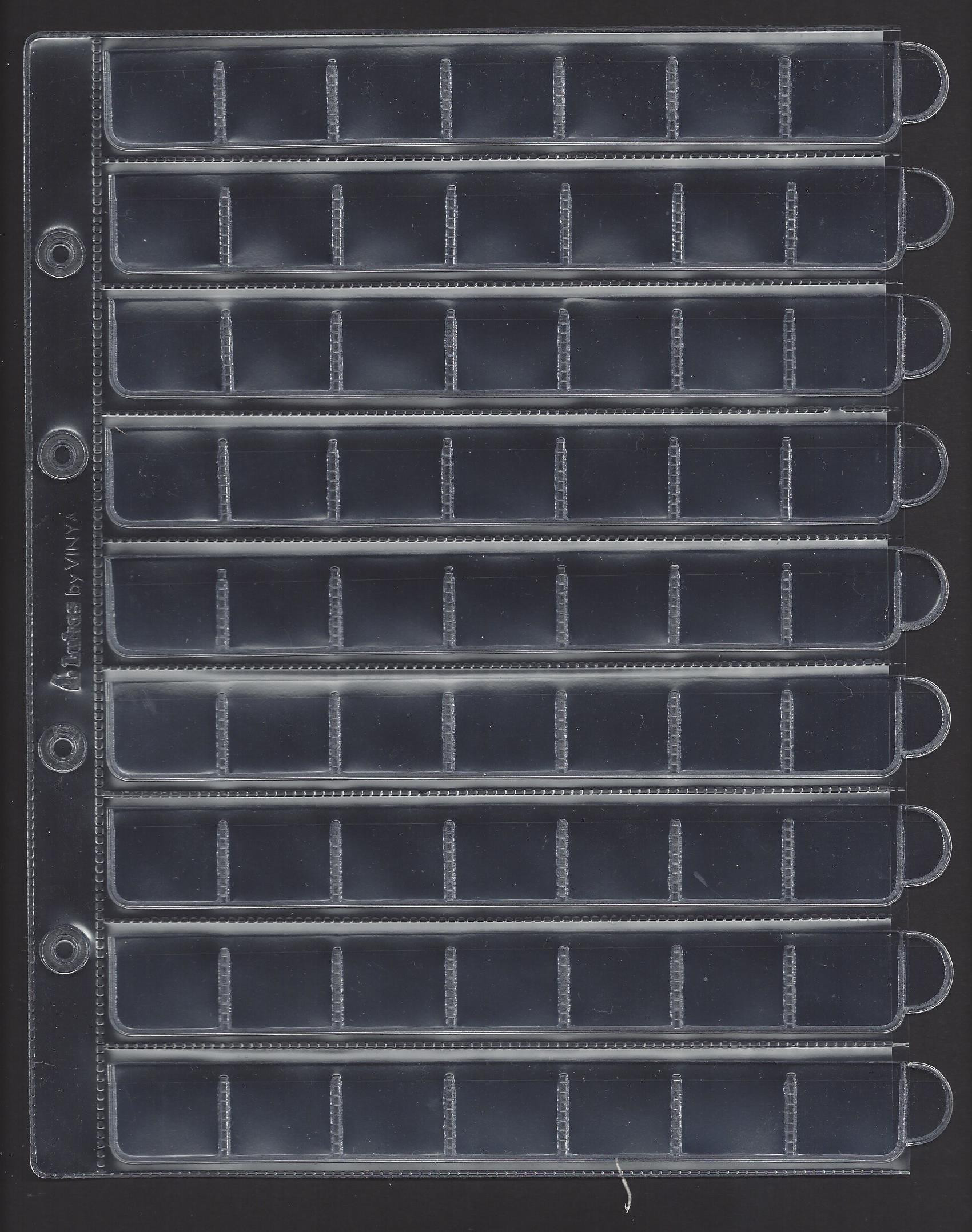 LUKOS/VINYA muntblad met 63 vakken