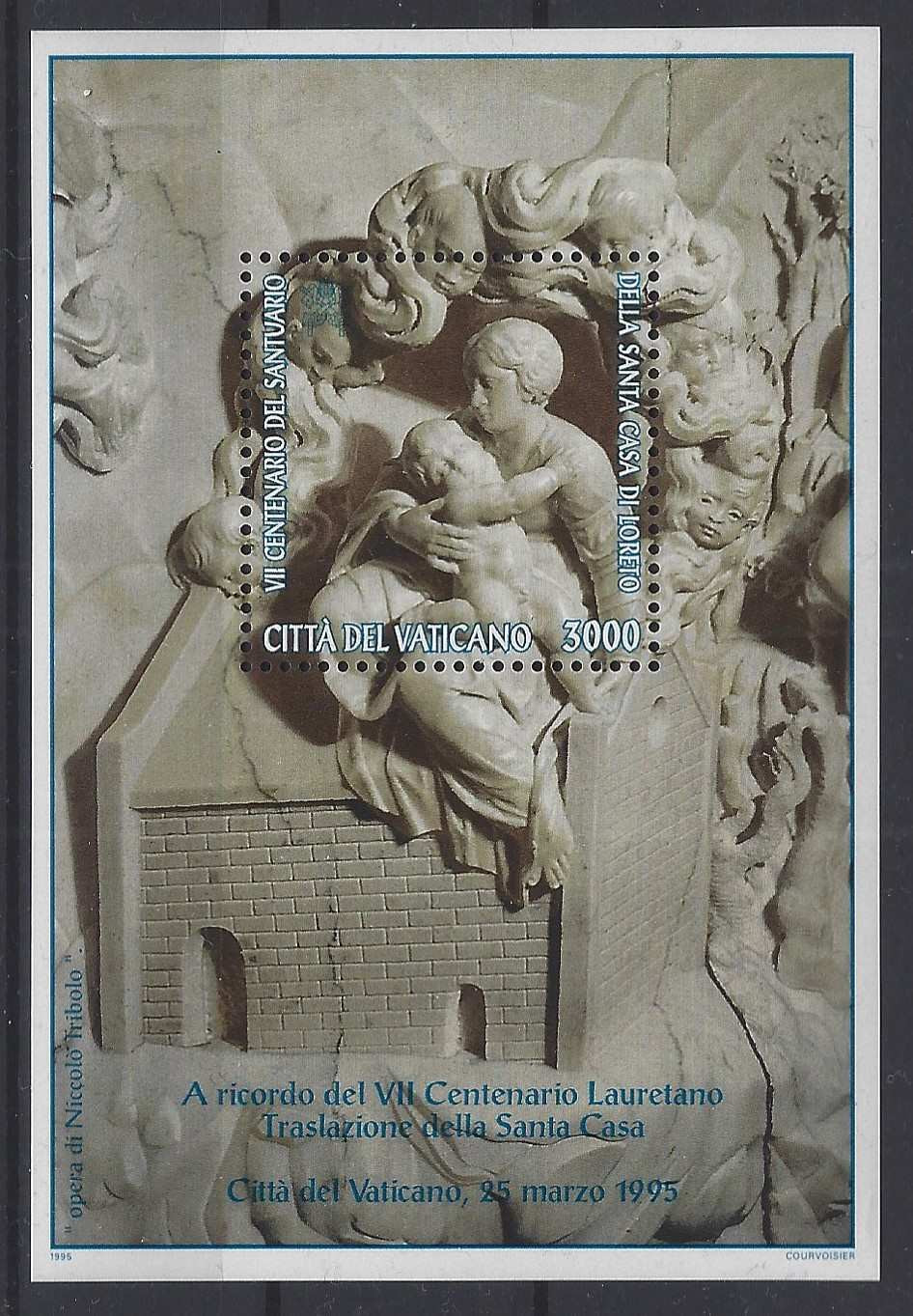 Timbres de Vatican année 1995